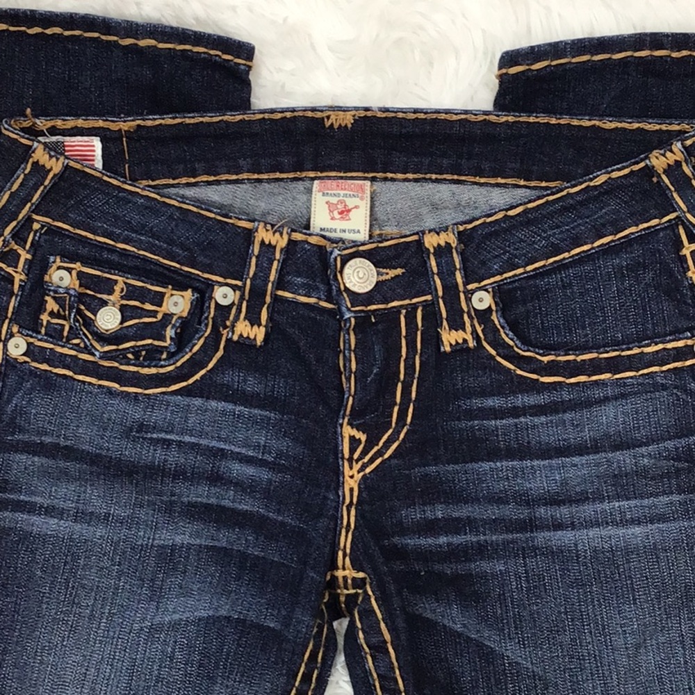 True Religion Rare Billy Super T Gold Label Jeans 28 - Gem